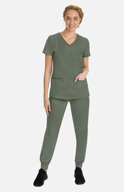 Women's Olive Green Scrubs | Healing Hands