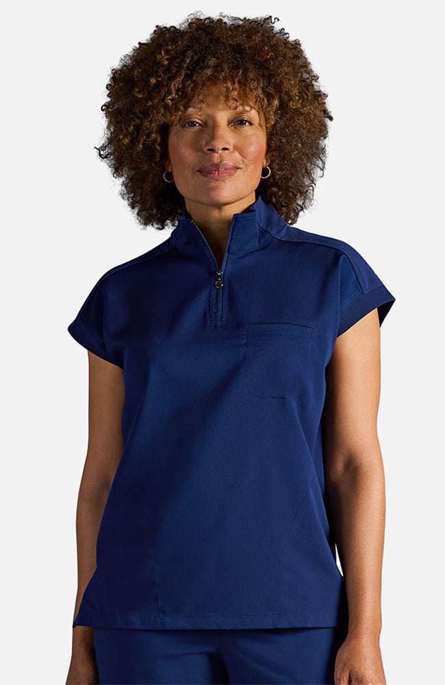 Women's Vienna Quarter Zip Scrub Top | Healing Hands Scrubs