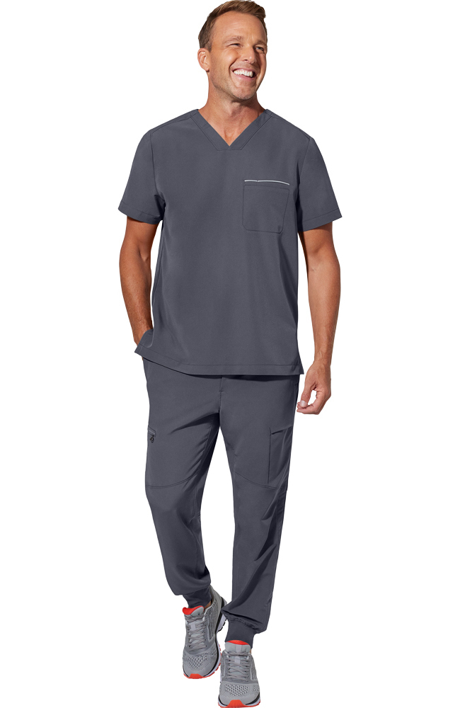 Men's Spencer V-Neck Scrub Top & Nolen Jogger Scrub Pant Set | Healing ...