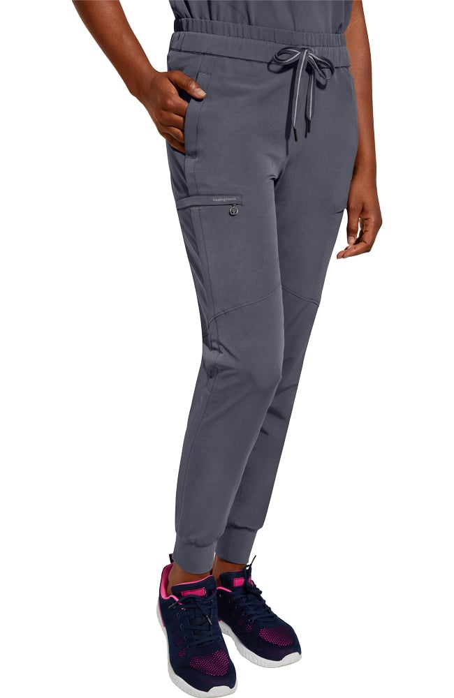 Women's Scrub Set: Sandy Zip Neck Top & Naya Jogger Pant | Healing ...